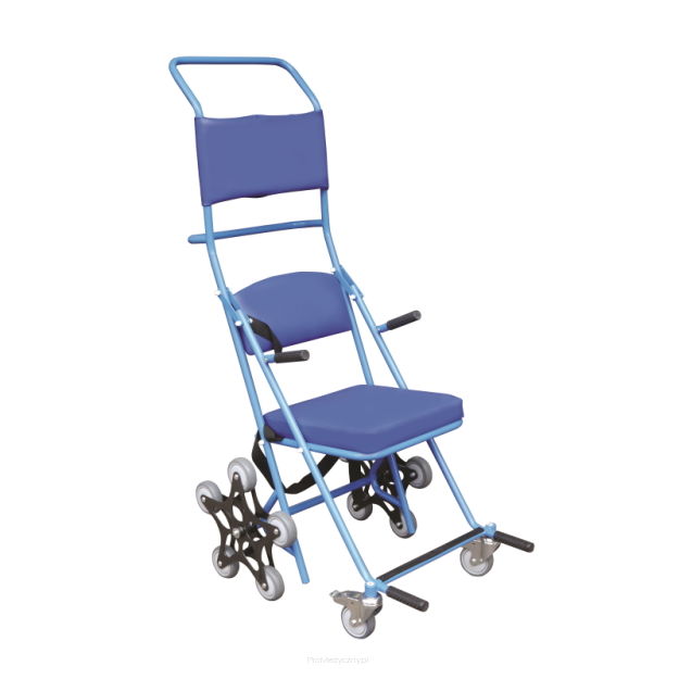 Wózek (dźwig) schodowy ręczny z podgłówkiem